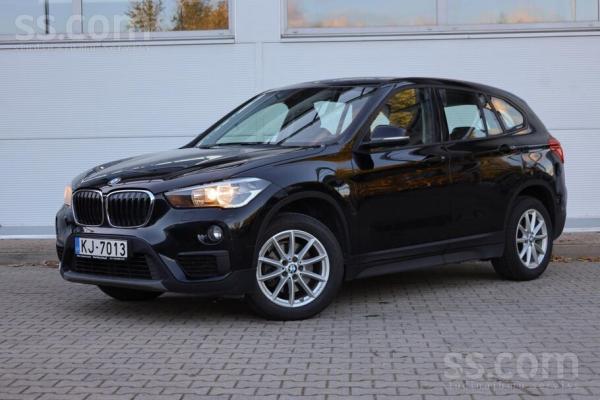 Black BMW X1 2016 in Riga, with an engine capacity of 2.00 L and mileage of 164 thousand km for 9995 €, photo 1 on AUTOMOTO.COM.LV