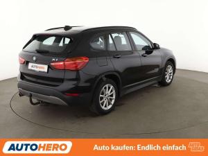 Black BMW X1 2017 in Kaunas, with an engine capacity of 2.00 L and mileage of 39 thousand km for 24038 €, photo 6 on AUTOMOTO.COM.LV