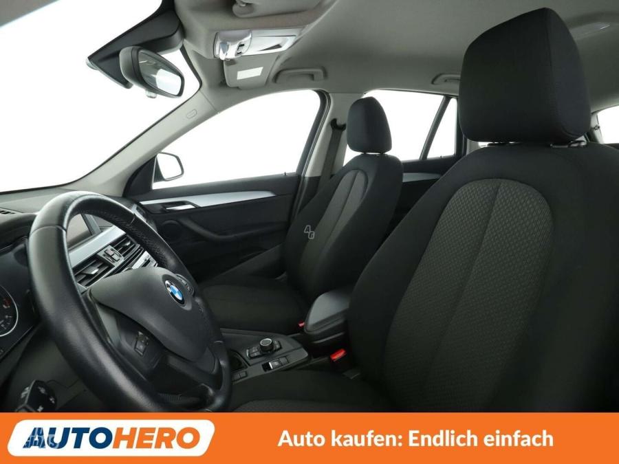 Black BMW X1 2017 in Kaunas, with an engine capacity of 2.00 L and mileage of 39 thousand km for 24038 €, photo 10 on AUTOMOTO.COM.LV