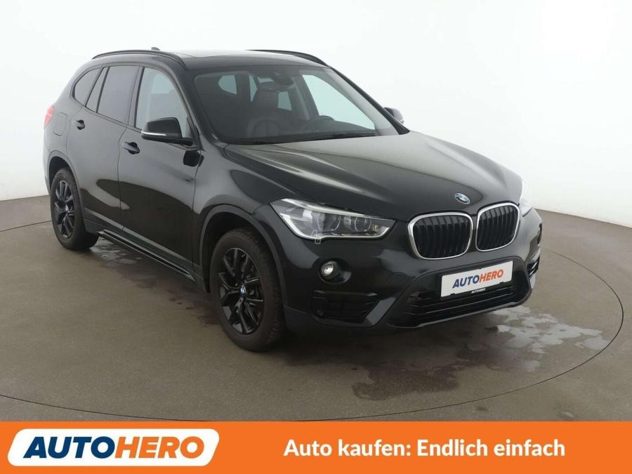Black BMW X1 2017 in Kaunas, with an engine capacity of 2.00 L and mileage of 66 thousand km for 24450 €, photo 8 on AUTOMOTO.COM.LV