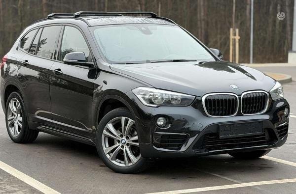 Black BMW X1 2017 in Utena, with an engine capacity of 2.00 L and mileage of 261 thousand km for 11200 €, photo 1 on AUTOMOTO.COM.LV