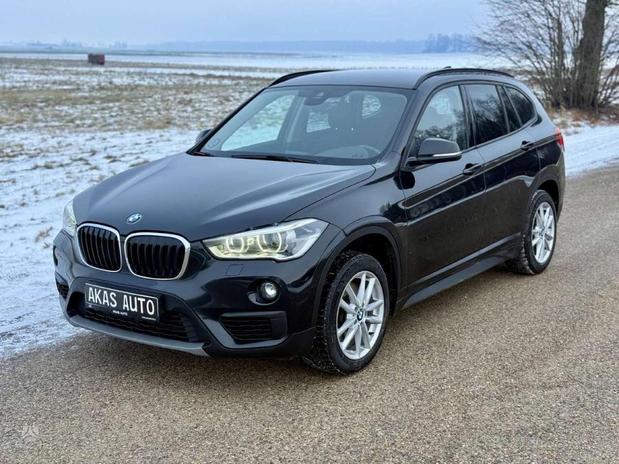 Black BMW X1 2017 in Vilkaviskis, with an engine capacity of 2.00 L and mileage of 276 thousand km for 12900 €, photo 1 on AUTOMOTO.COM.LV