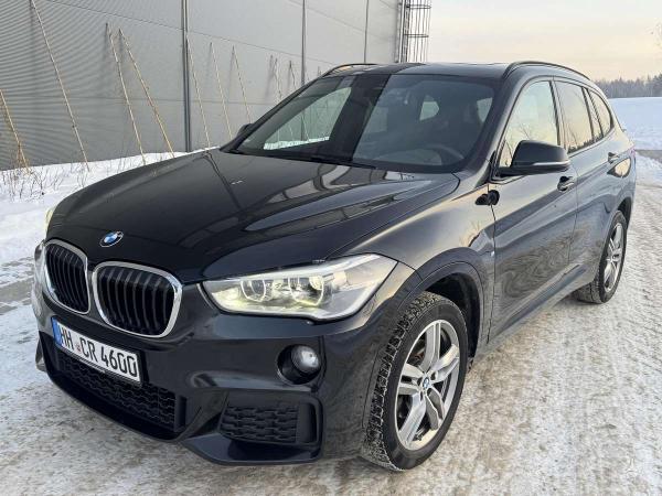 Black BMW X1 2017 in Vilnius, with an engine capacity of 2.00 L and mileage of 285 thousand km for 13450 €, photo 1 on AUTOMOTO.COM.LV