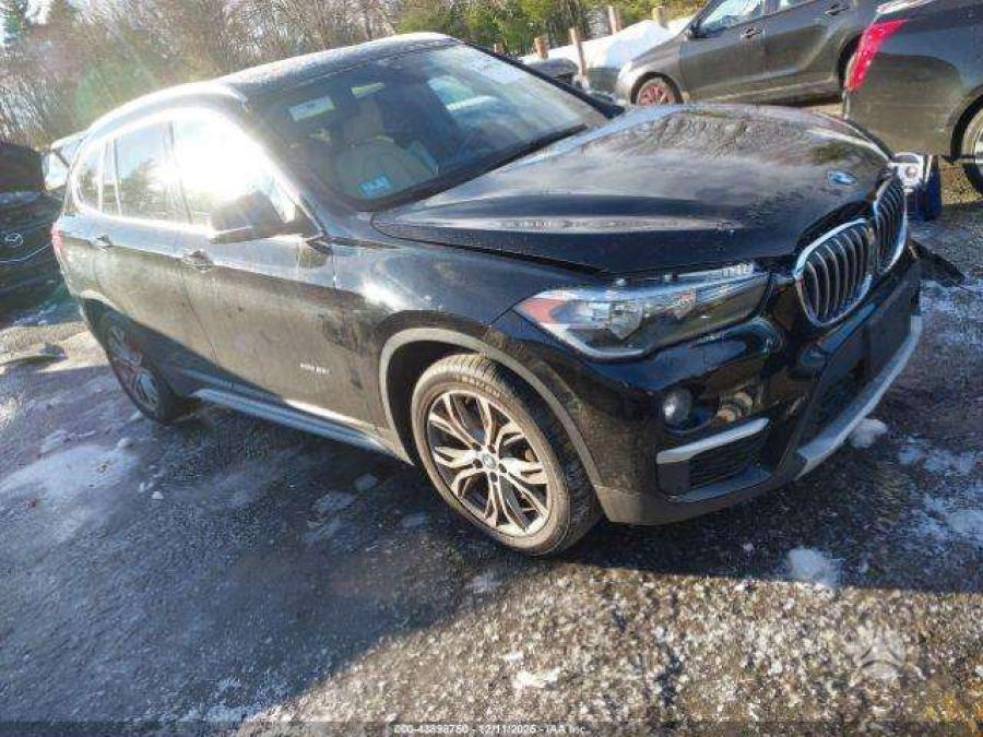 Black BMW X1 2017 in Klaipeda, with an engine capacity of 2.00 L and mileage of 79 thousand km for 6500 €, photo 1 on AUTOMOTO.COM.LV