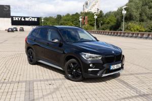 Black BMW X1 2017 in Riga, with an engine capacity of 2.00 L and mileage of 254 thousand km for 15290 €, photo  on AUTOMOTO.COM.LV