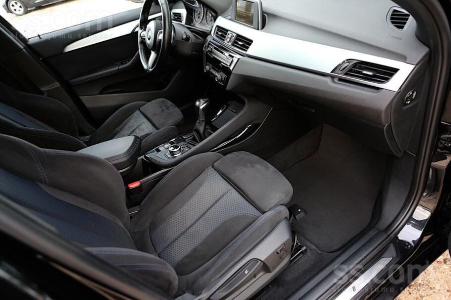 Black BMW X1 2017 in Tukums, with an engine capacity of 2.00 L and mileage of 180 thousand km for 15690 €, photo 11 on AUTOMOTO.COM.LV