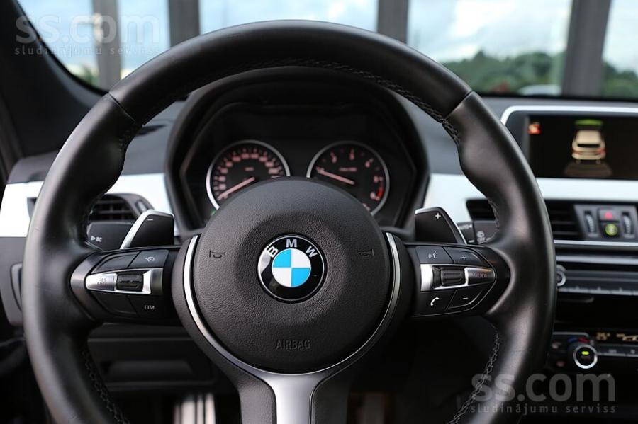 Black BMW X1 2017 in Tukums, with an engine capacity of 2.00 L and mileage of 180 thousand km for 15690 €, photo 13 on AUTOMOTO.COM.LV