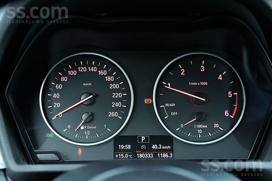 Black BMW X1 2017 in Tukums, with an engine capacity of 2.00 L and mileage of 180 thousand km for 15690 €, photo 14 on AUTOMOTO.COM.LV