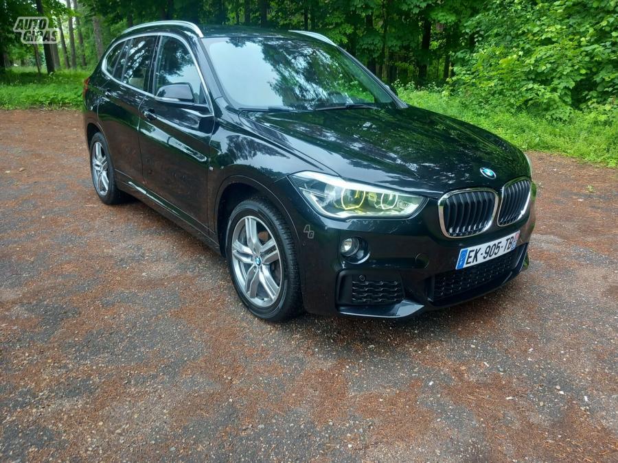 Black BMW X1 2017 in Utena, with an engine capacity of 2.00 L and mileage of 233 thousand km for 13300 €, photo 1 on AUTOMOTO.COM.LV