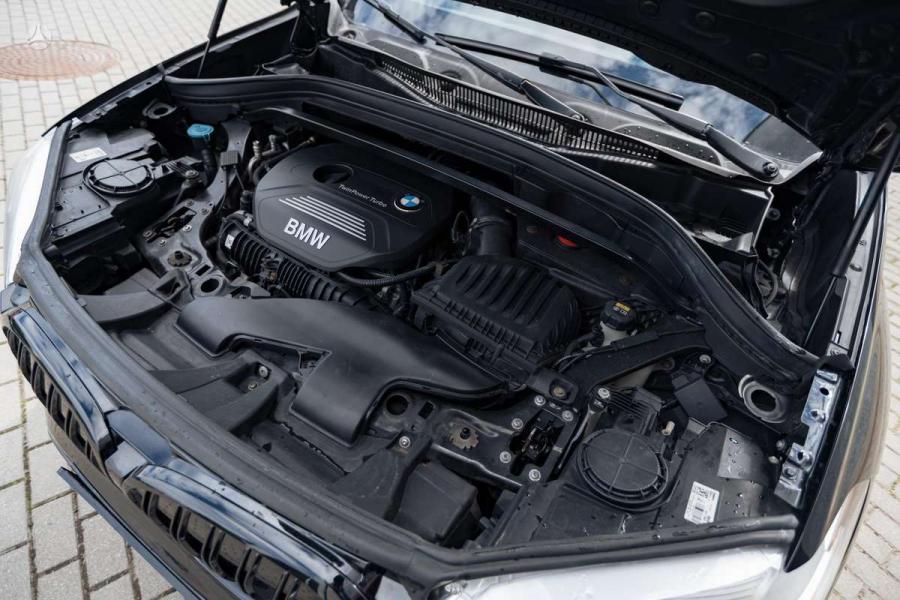 Black BMW X1 2017 in Klaipeda, with an engine capacity of 2.00 L and mileage of 190 thousand km for 13400 €, photo 32 on AUTOMOTO.COM.LV