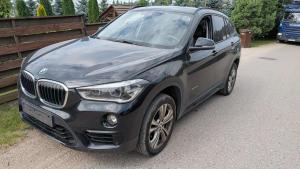 Black BMW X1 2017 in Utena, with an engine capacity of 2.00 L and mileage of 243 thousand km for 8950 €, photo  on AUTOMOTO.COM.LV