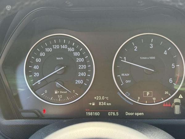 Black BMW X1 2017 in Klaipeda, with an engine capacity of 2.00 L and mileage of 198 thousand km for 15600 €, photo 7 on AUTOMOTO.COM.LV