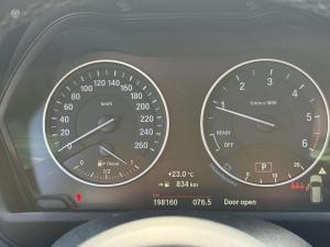 Black BMW X1 2017 in Klaipeda, with an engine capacity of 2.00 L and mileage of 198 thousand km for 15600 €, photo 8 on AUTOMOTO.COM.LV