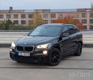 Melns BMW X1 2017 Rīga, ar dzinēja tilpumu 2.00 L un nobraukumu 213 tūkst. km par 15600 €, foto  vietnē AUTOMOTO.COM.LV