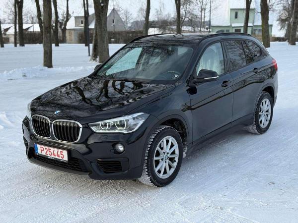 Black BMW X1 2018 in Vilkaviskis, with an engine capacity of 2.00 L and mileage of 194 thousand km for 14200 €, photo 1 on AUTOMOTO.COM.LV
