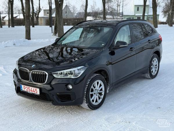 Black BMW X1 2018 in Vilkaviskis, with an engine capacity of 2.00 L and mileage of 194 thousand km for 14000 €, photo 1 on AUTOMOTO.COM.LV