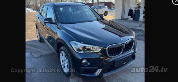Black BMW X1 2018 in Tallinn, with an engine capacity of 2.00 L and mileage of 196 thousand km for 14850 €, photo 2 on AUTOMOTO.COM.LV