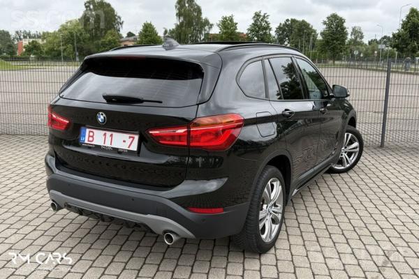 Black BMW X1 2018 in Jelgava, with an engine capacity of 2.00 L and mileage of 0 thousand km for 15450 €, photo 4 on AUTOMOTO.COM.LV
