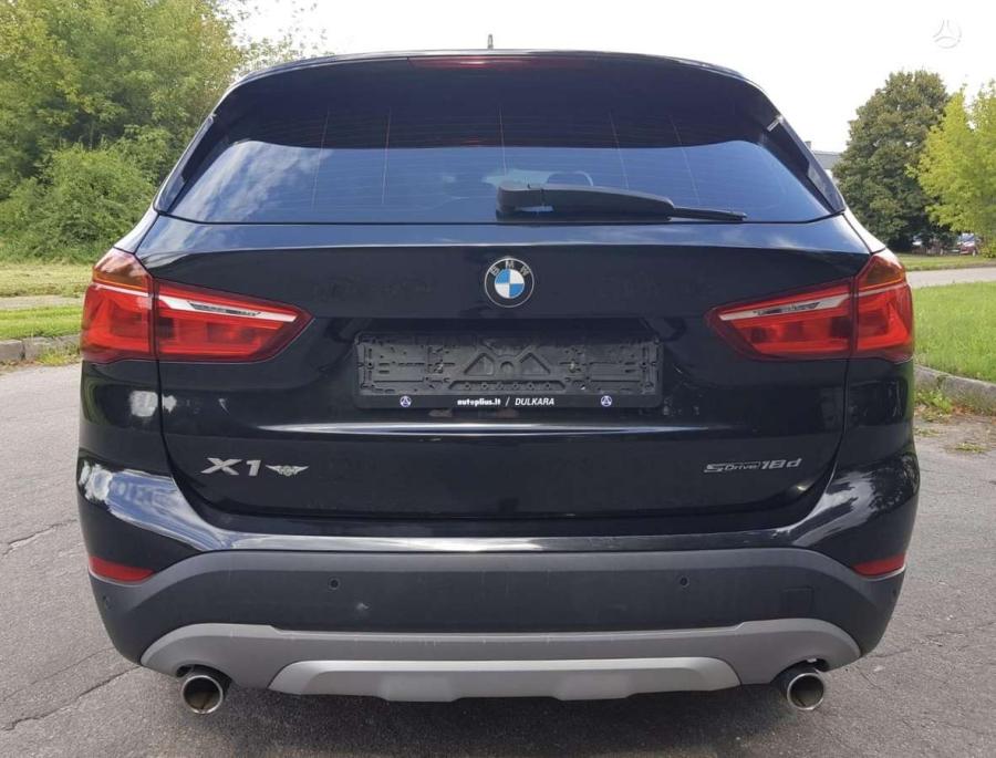 Melns BMW X1 2018 Šauļi, ar dzinēja tilpumu 2.00 L un nobraukumu 168 tūkst. km par 13900 €, foto 7 vietnē AUTOMOTO.COM.LV