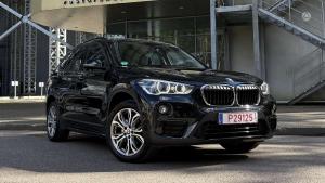 Black BMW X1 2018 in Druskininkai, with an engine capacity of 2.00 L and mileage of 213 thousand km for 14500 €, photo  on AUTOMOTO.COM.LV