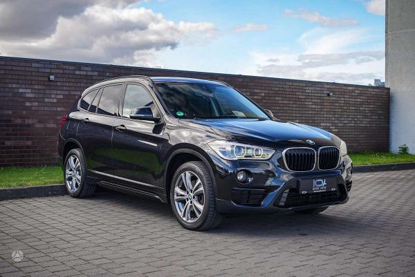 Melns BMW X1 2018 Marijampole, ar dzinēja tilpumu 2.00 L un nobraukumu 223 tūkst. km par 14950 €, foto  vietnē AUTOMOTO.COM.LV
