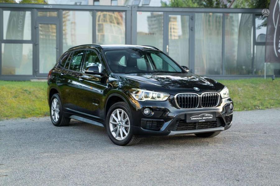 Black BMW X1 2018 in Vilnius, with an engine capacity of 2.00 L and mileage of 226 thousand km for 11900 €, photo 1 on AUTOMOTO.COM.LV