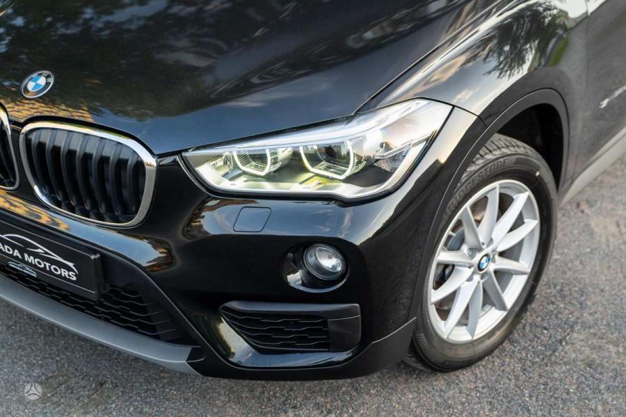 Black BMW X1 2018 in Vilnius, with an engine capacity of 2.00 L and mileage of 226 thousand km for 11900 €, photo 8 on AUTOMOTO.COM.LV