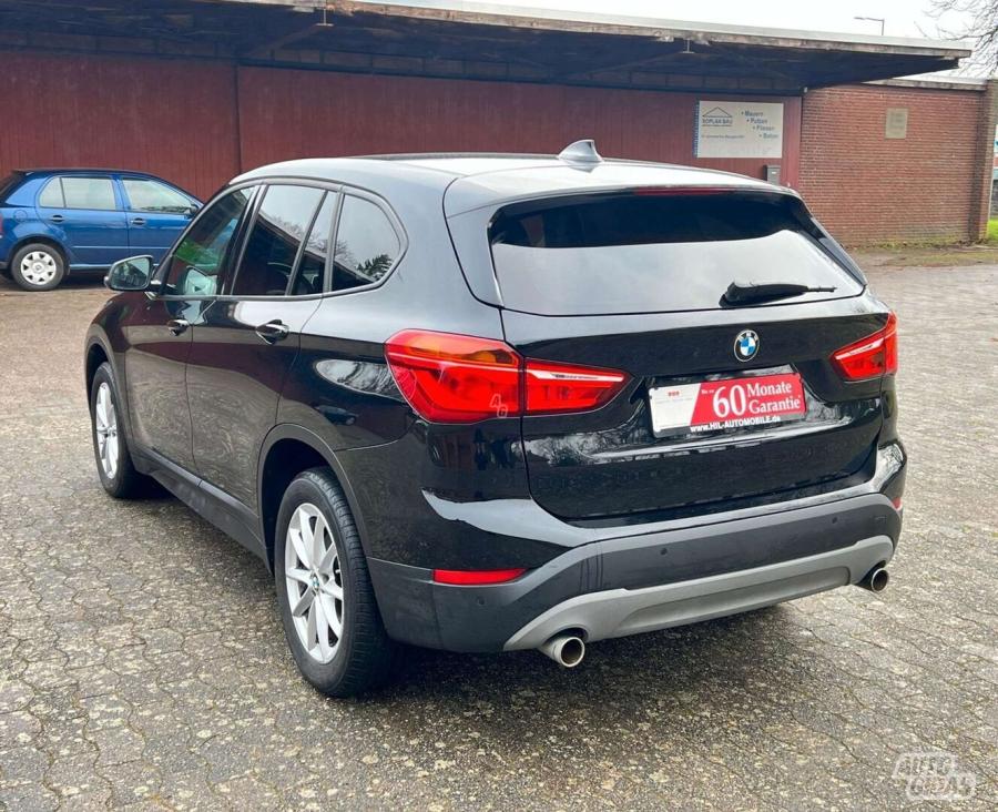 Black BMW X1 2019 in Kaunas, with an engine capacity of 2.00 L and mileage of 55 thousand km for 25489 €, photo 6 on AUTOMOTO.COM.LV