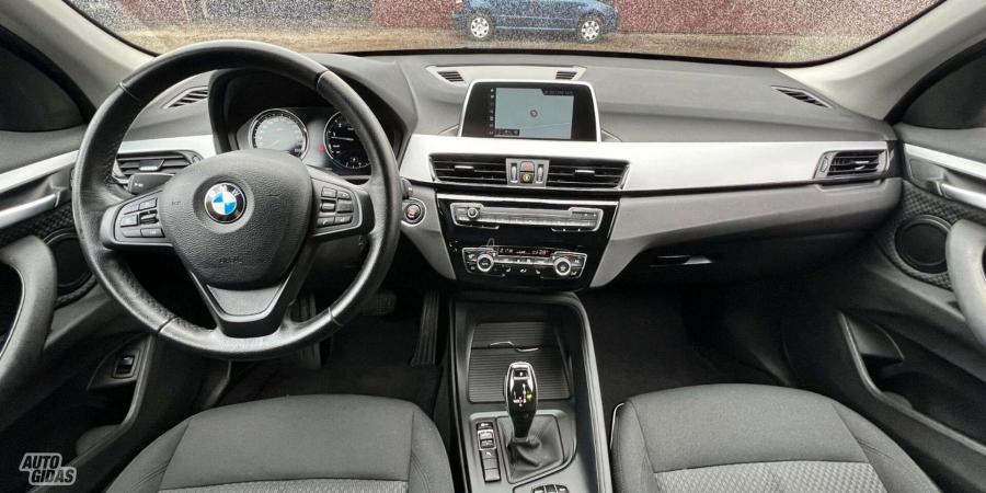 Black BMW X1 2019 in Kaunas, with an engine capacity of 2.00 L and mileage of 55 thousand km for 25489 €, photo 13 on AUTOMOTO.COM.LV