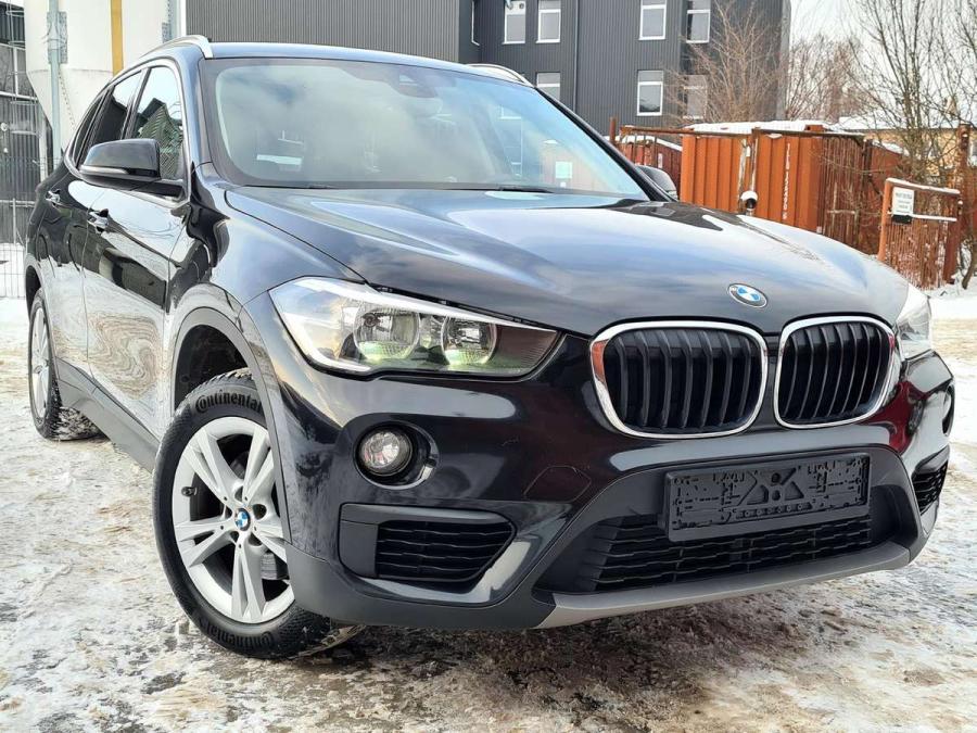 Black BMW X1 2019 in Kaunas, with an engine capacity of 2.00 L and mileage of 277 thousand km for 11990 €, photo 1 on AUTOMOTO.COM.LV