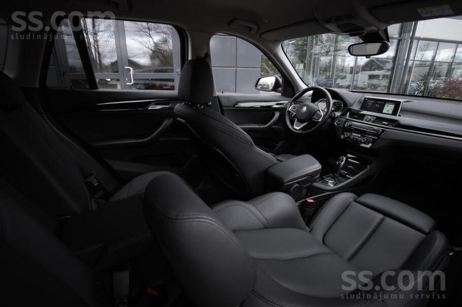 Melns BMW X1 2019 Jelgava, ar dzinēja tilpumu 1.80 L un nobraukumu 0 tūkst. km par 17990 €, foto 19 vietnē AUTOMOTO.COM.LV