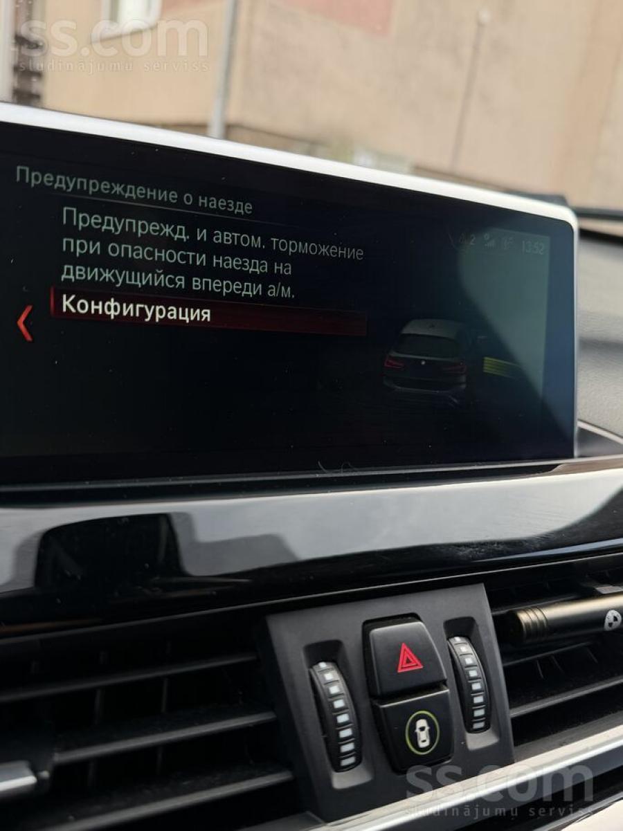 Black BMW X1 2019 in Riga, with an engine capacity of 2.00 L and mileage of 169 thousand km for 17100 €, photo 10 on AUTOMOTO.COM.LV