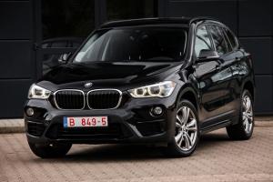 Black BMW X1 2019 in Riga, with an engine capacity of 2.00 L and mileage of 95 thousand km for 18990 €, photo  on AUTOMOTO.COM.LV