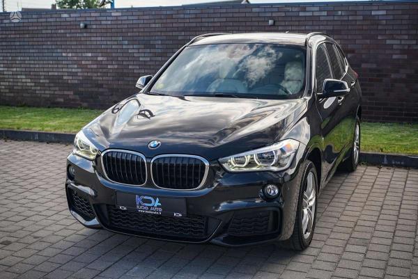 Black BMW X1 2019 in Marijampole, with an engine capacity of 2.00 L and mileage of 128 thousand km for 16950 €, photo 4 on AUTOMOTO.COM.LV