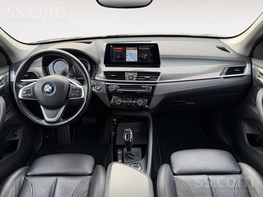 Black BMW X1 2019 in Riga, with an engine capacity of 2.00 L and mileage of 98 thousand km for 20600 €, photo 9 on AUTOMOTO.COM.LV
