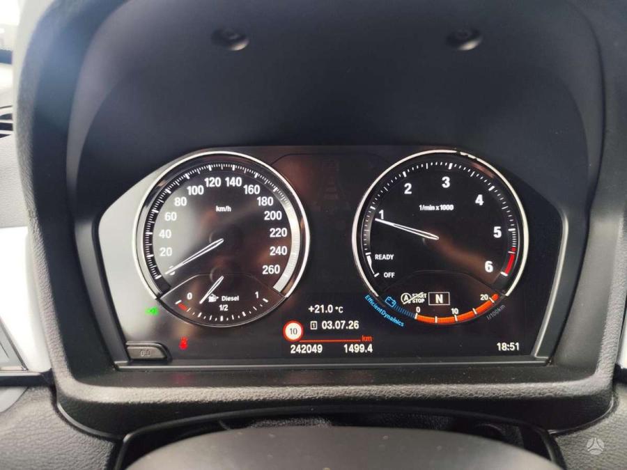 Черный БМВ Х1 2020 в Шяуляй, объемом двигателя 2.00 л и пробегом 242 тыс. км за 16550 €, фото 16 на AUTOMOTO.COM.LV