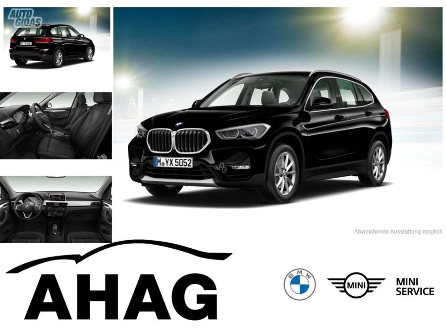 Black BMW X1 2021 in Kaunas, with an engine capacity of 1.50 L and mileage of 60 thousand km for 25762 €, photo 1 on AUTOMOTO.COM.LV