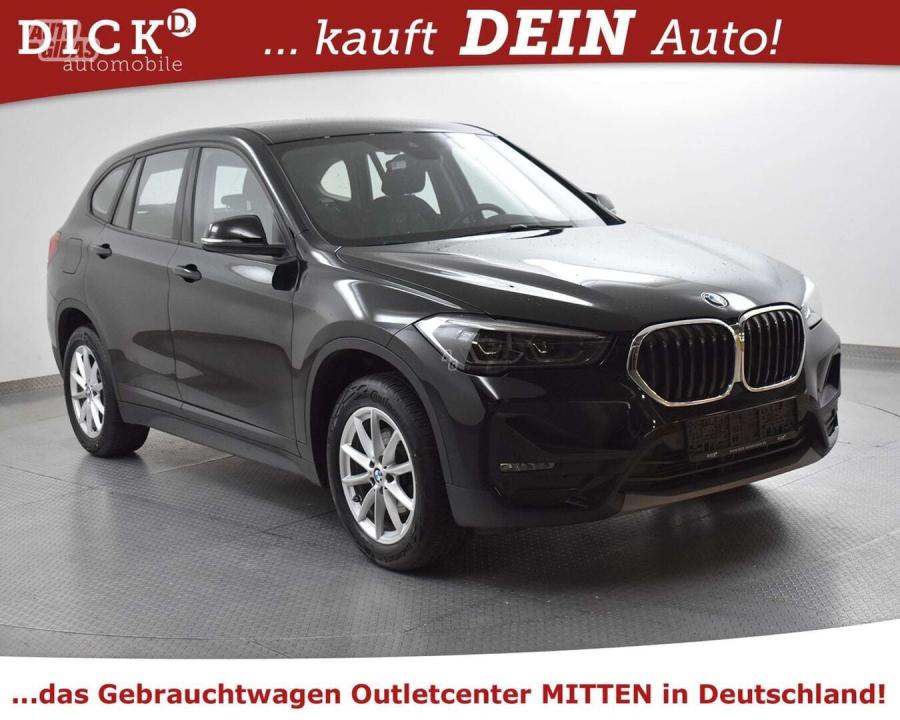 Black BMW X1 2021 in Kaunas, with an engine capacity of 2.00 L and mileage of 97 thousand km for 22694 €, photo 1 on AUTOMOTO.COM.LV