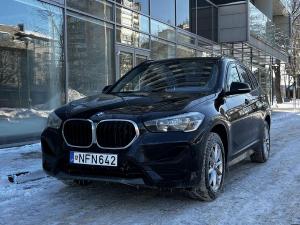 Black BMW X1 2021 in Vilnius, with an engine capacity of 1.50 L and mileage of 176 thousand km for 15900 €, photo  on AUTOMOTO.COM.LV