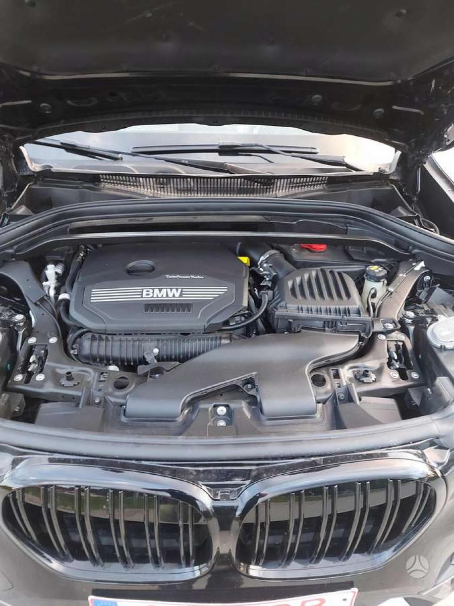 Black BMW X1 2021 in Vilnius, with an engine capacity of 2.00 L and mileage of 98 thousand km for 19500 €, photo 15 on AUTOMOTO.COM.LV