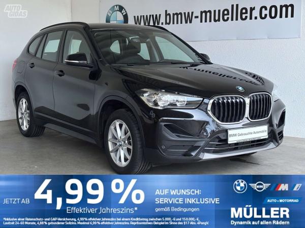 Melns BMW X1 2022 Kauņa, ar dzinēja tilpumu 2.00 L un nobraukumu 48 tūkst. km par 32895 €, foto 1 vietnē AUTOMOTO.COM.LV