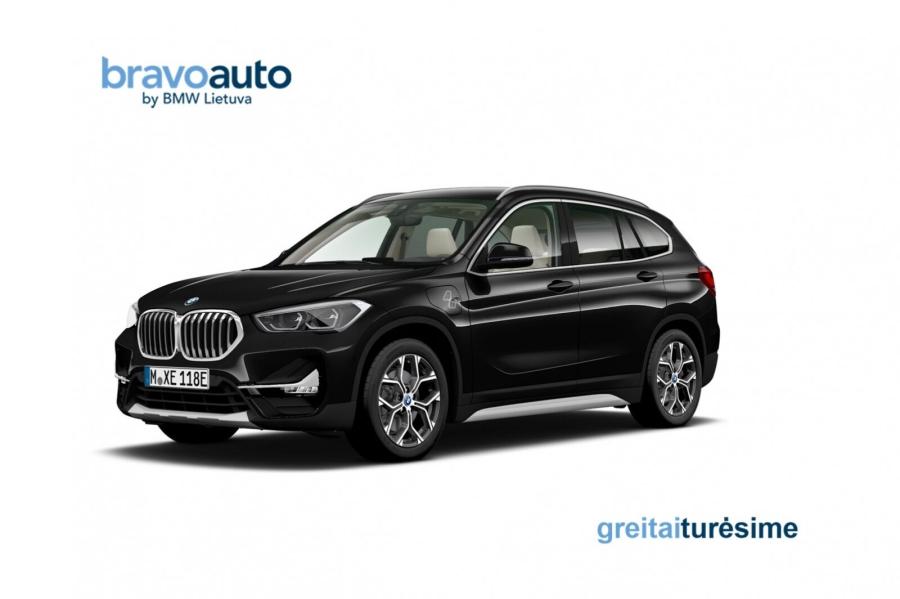 Black BMW X1 2022 in Vilnius, with an engine capacity of 1.50 L and mileage of 85 thousand km for 26991 €, photo 1 on AUTOMOTO.COM.LV