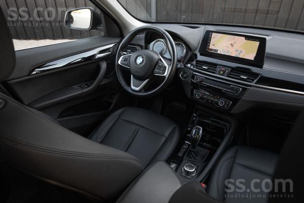 Black BMW X1 2022 in Jelgava, with an engine capacity of 2.00 L and mileage of 175 thousand km for 19500 €, photo 7 on AUTOMOTO.COM.LV