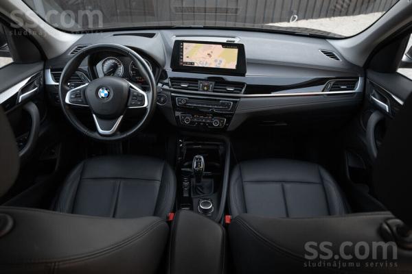 Black BMW X1 2022 in Jelgava, with an engine capacity of 2.00 L and mileage of 175 thousand km for 19500 €, photo 8 on AUTOMOTO.COM.LV