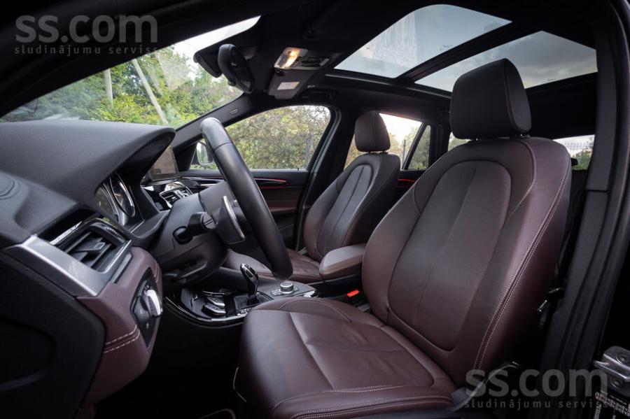 Black BMW X1 2022 in Jelgava, with an engine capacity of 2.00 L and mileage of 206 thousand km for 19500 €, photo 10 on AUTOMOTO.COM.LV