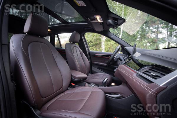 Black BMW X1 2022 in Jelgava, with an engine capacity of 2.00 L and mileage of 206 thousand km for 19500 €, photo 10 on AUTOMOTO.COM.LV