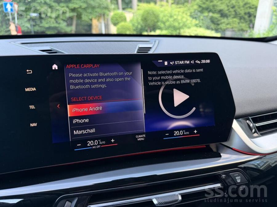 Черный БМВ Х1 2022 в Рига, объемом двигателя 2.00 л и пробегом 153 тыс. км за 32500 €, фото 27 на AUTOMOTO.COM.LV