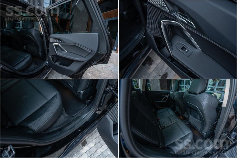 Black BMW X1 2023 in Riga, with an engine capacity of 0.00 L and mileage of 48 thousand km for 38900 €, photo 22 on AUTOMOTO.COM.LV
