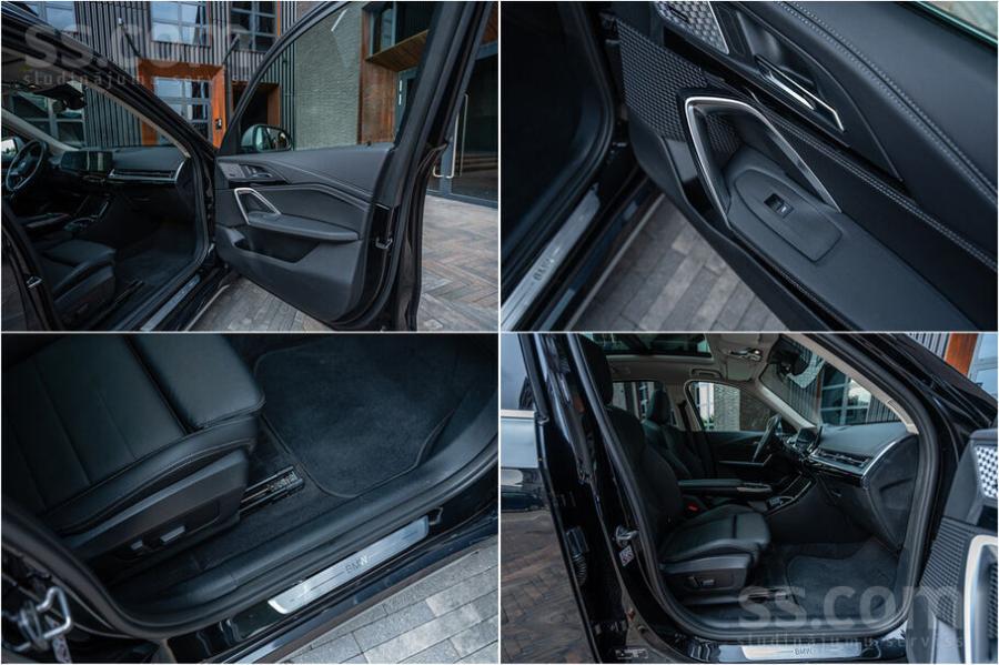 Black BMW X1 2023 in Riga, with an engine capacity of 0.00 L and mileage of 48 thousand km for 38900 €, photo 24 on AUTOMOTO.COM.LV