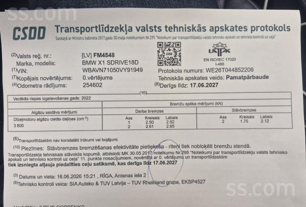 Черный БМВ Х1 2014 в Рига, объемом двигателя 2.00 л и пробегом 256 тыс. км за 9100 €, фото 10 на AUTOMOTO.COM.LV